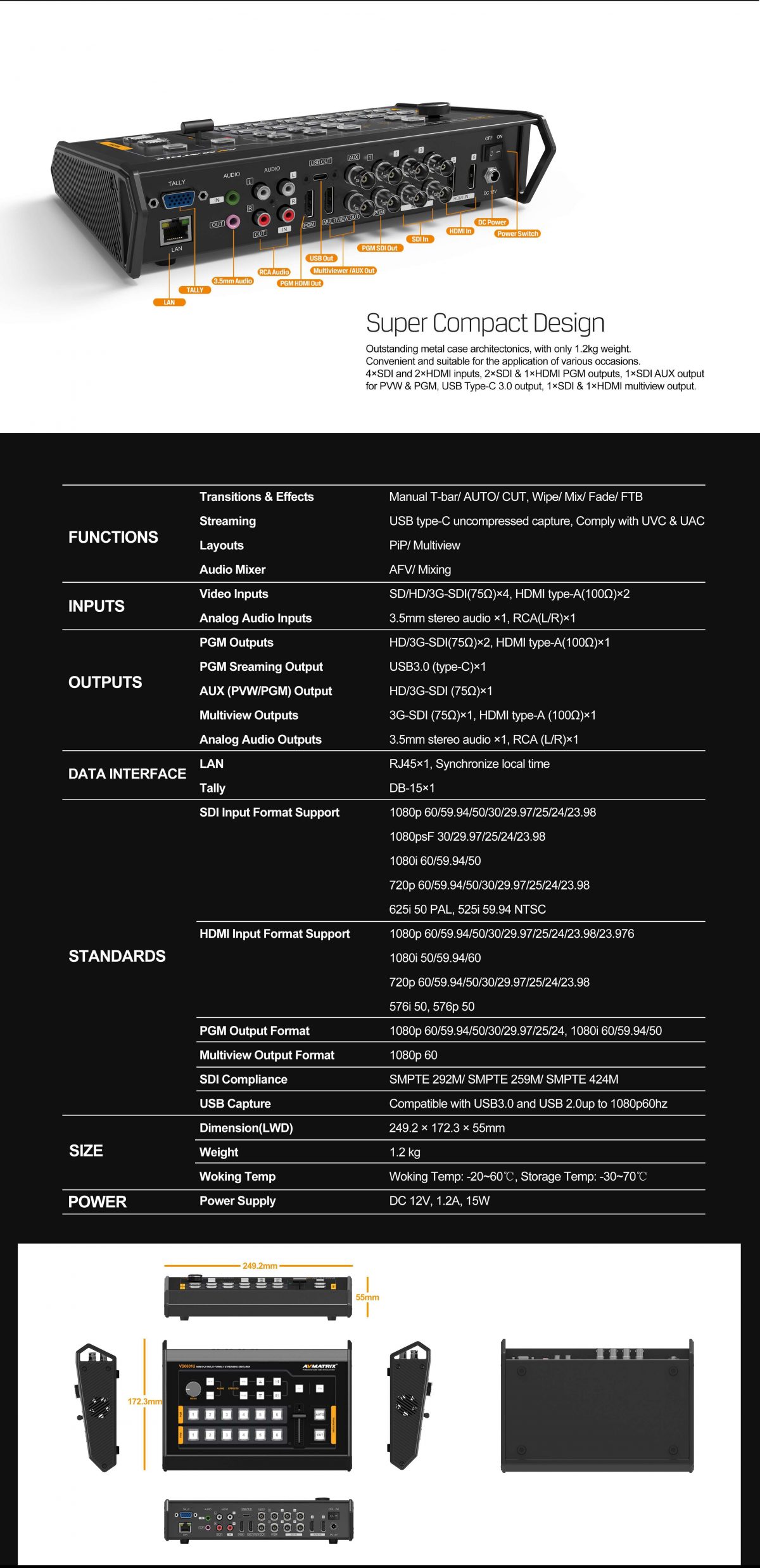 VS0601U - AVMATRIX -USA